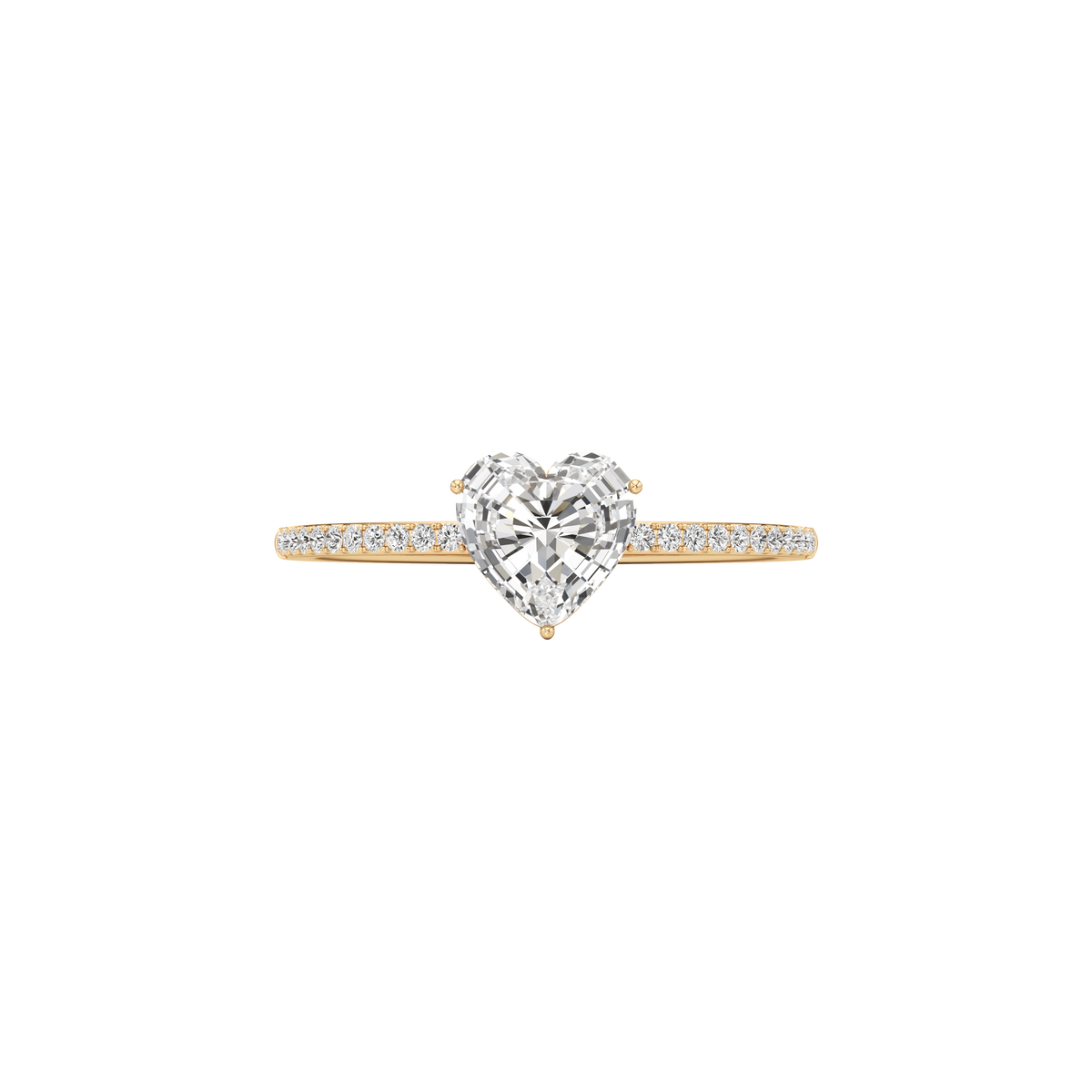 Whirlwind heart pavé ring – The Future Rocks
