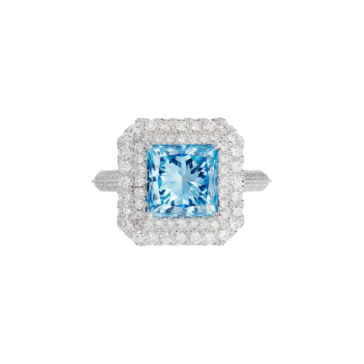 3ct Lab-Grown Diamond Ring Princess Cut IGI Certified – The Future Rocks