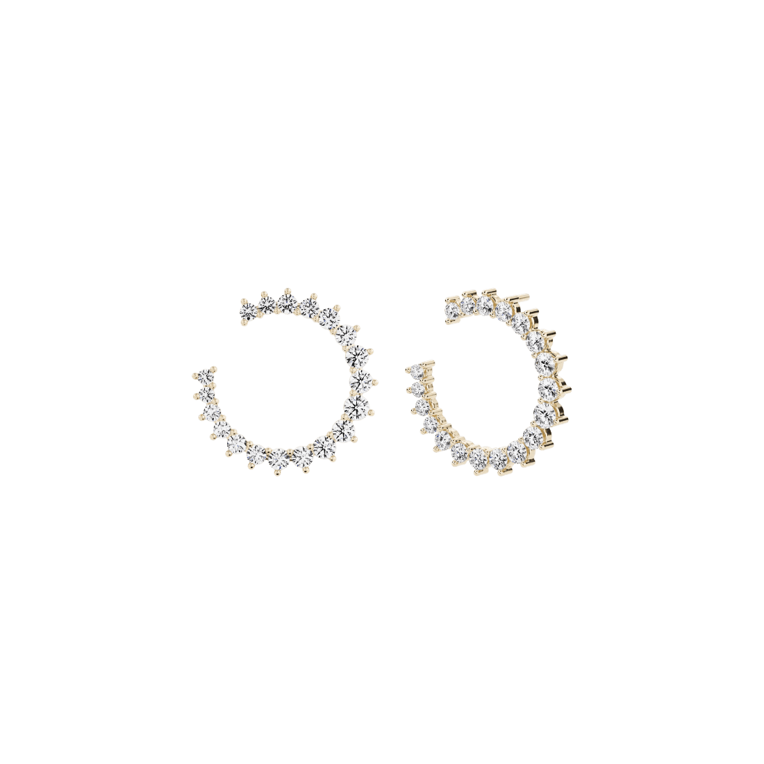 Aurora Lab-Grown Diamond Hoop Earrings – The Future Rocks